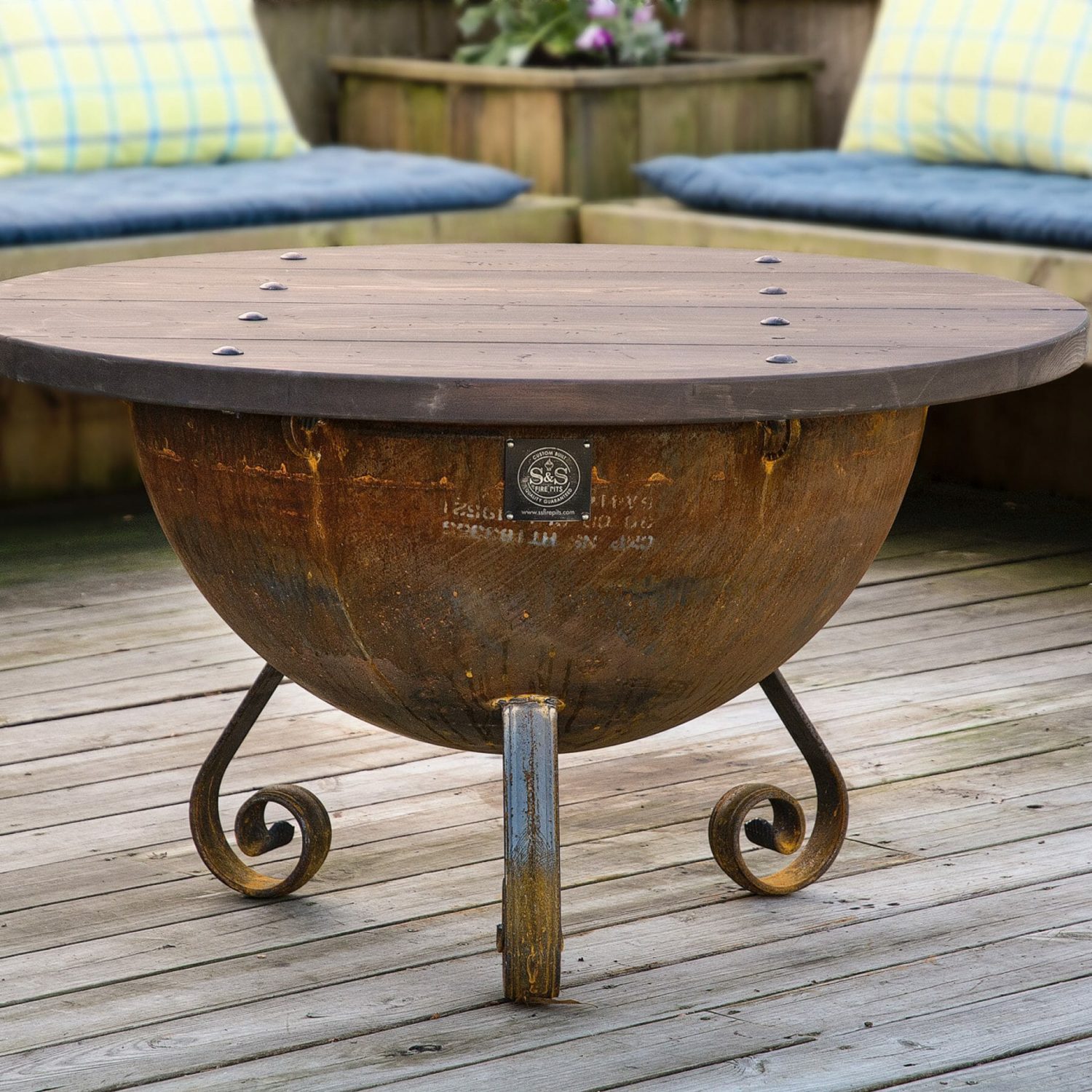 Handcrafted Table Top For 30 Firepit Local Purchase Only S S Fire Handcrafted Table Top For 30 Firepit Local Purchase Only S S Fire
