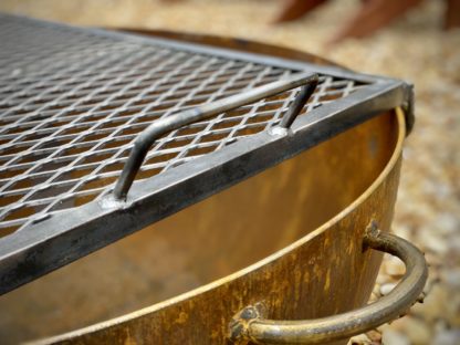 42" Heavy Duty Handcrafted Fire Pit Cooking Grate | Custom Fire Pits ...