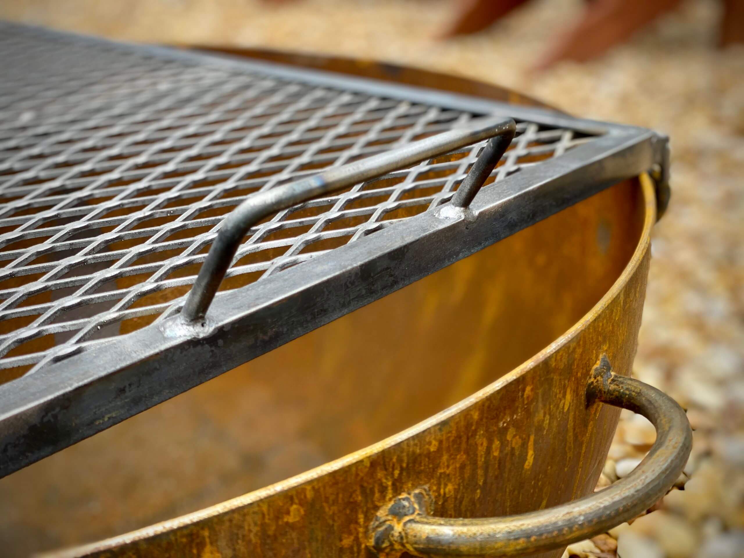 42 Heavy Duty Handcrafted Fire Pit Cooking Grate Custom Fire Pits 42 Heavy Duty Handcrafted Fire Pit Cooking Grate Custom Fire Pits