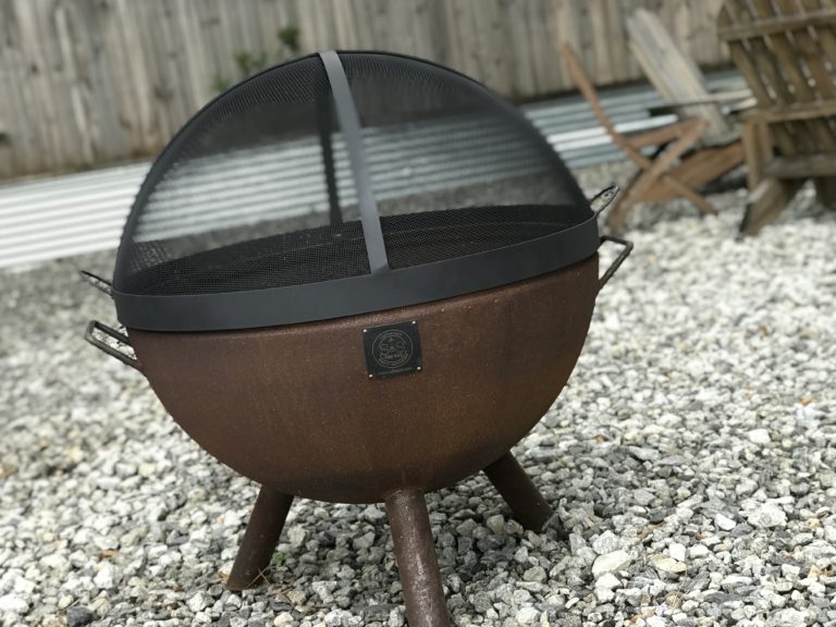 42" Dome Lift Off Fire Pit Screen - Carbon Steel | Custom Fire Pits ...