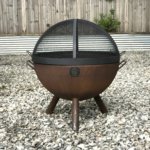 30″ Dome Pivot Fire Pit Screen – Stainless Steel – Custom Fire Pits ...