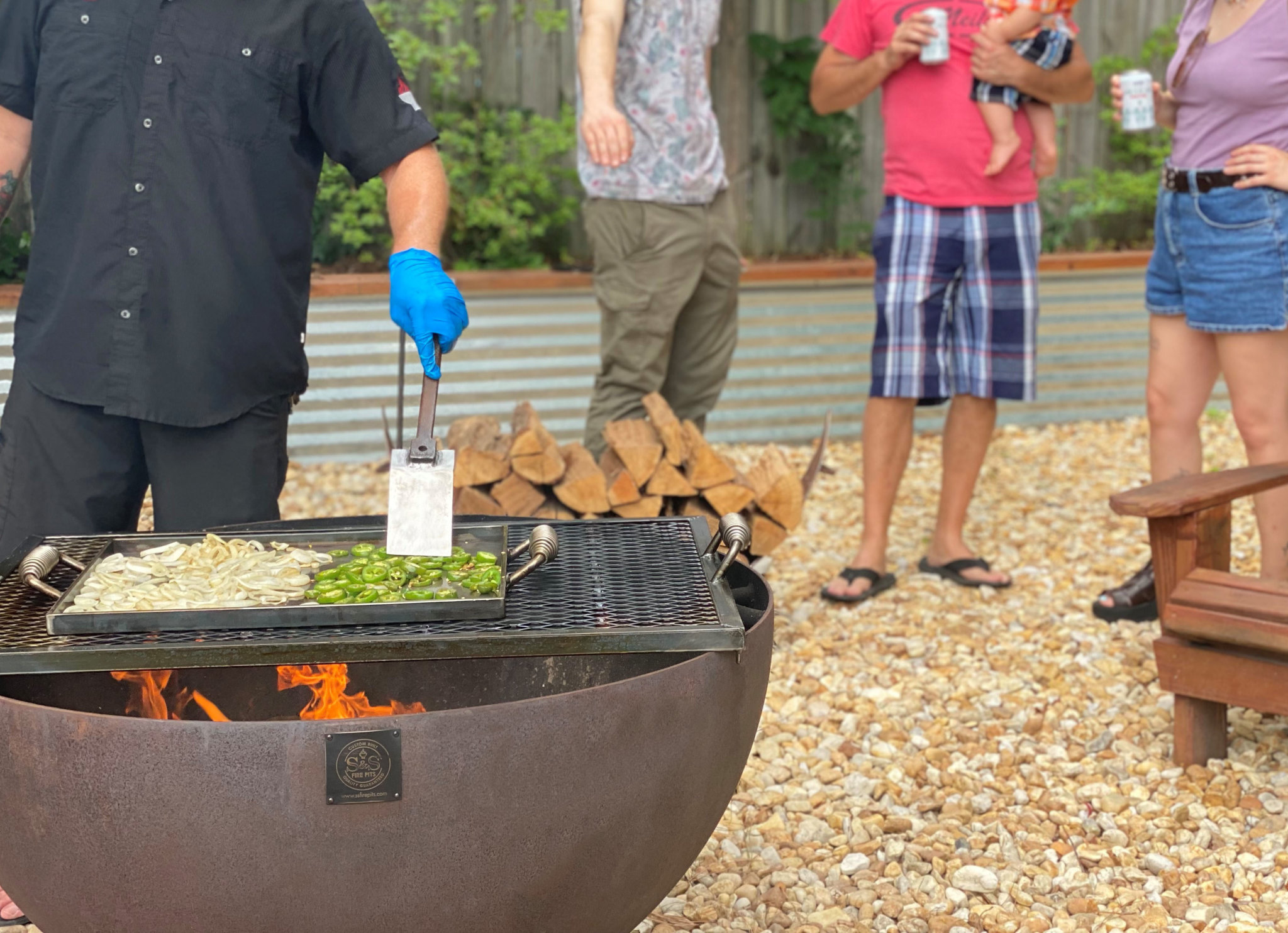 Large Heavy Duty Carbon Steel Searing Griddle Plate – Custom Fire Pits ...