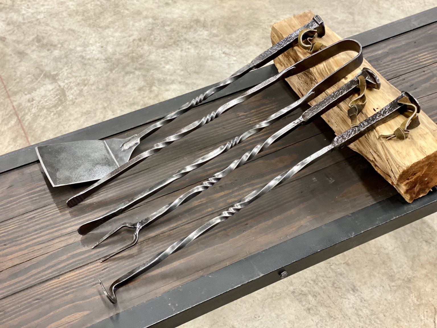 Carbon Steel Handcrafted Cooking Tool Set – Custom Fire Pits | Unique ...
